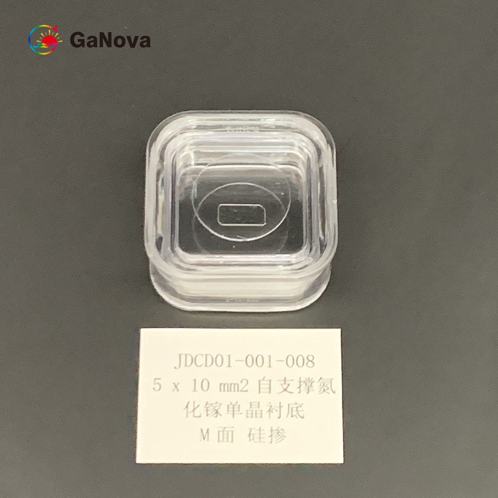 5*10mm2 M-Face Un-Doped N-Type Free-Standing GaN Single Crystal Substrate Resistivity